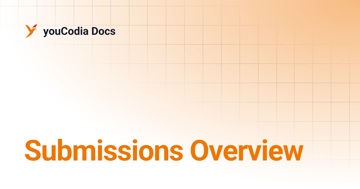 Submissions Overview | youCodia Docs