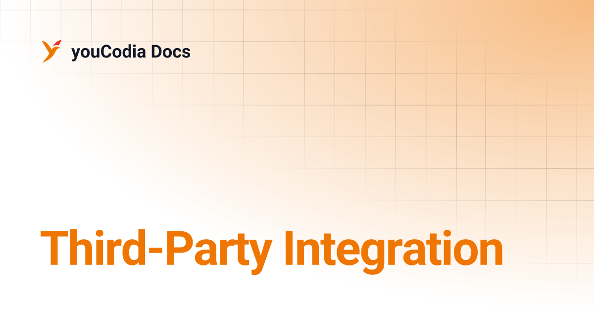 Third-Party Integration | youCodia Docs